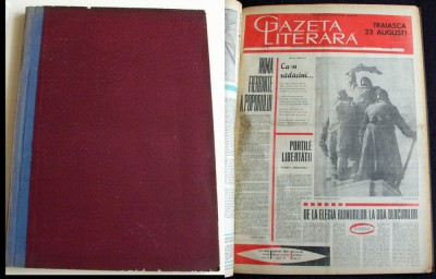 1963 Revista GAZETA LITERARA 52 numere, literatura propaganda ...