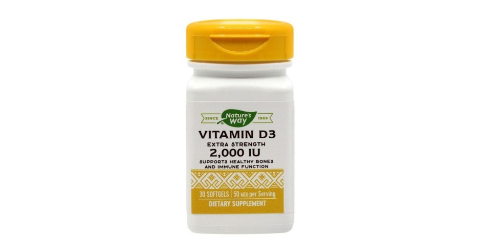 Secom, Vitamin D3 2000UI, ajutor pentru sistemul osos, 30 capsule ...
