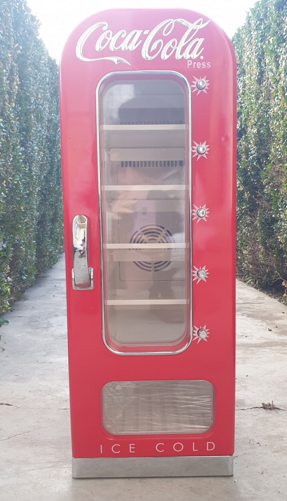 Frigider retro Coca-Cola in stilul automatului cu capacitate de 18L ...