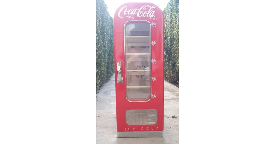 Frigider retro Coca-Cola in stilul automatului cu capacitate de 18L ...
