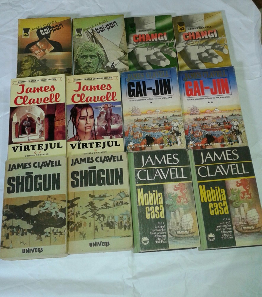 JAMES CLAVELL - NOBILA CASA+SHOGUN+GAI-JIN+VARTEJUL+TAI-PAN+CHANGI ...