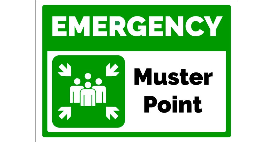 Indicator emergency muster point | Okazii.ro