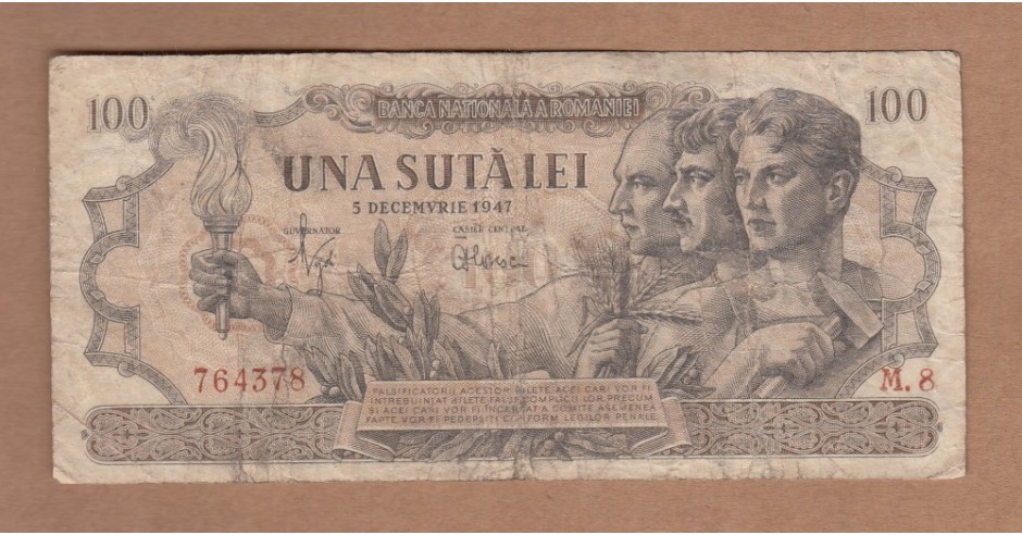 Romania - 100 Lei 1947 - 5 Decembrie | arhiva Okazii.ro