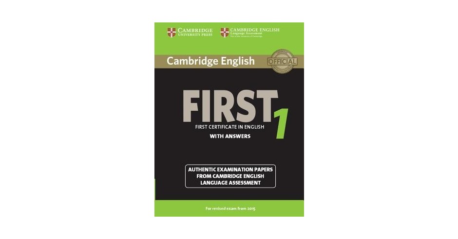 Cambridge English First 1 for Revised Exam from 2015 Student's Book ...