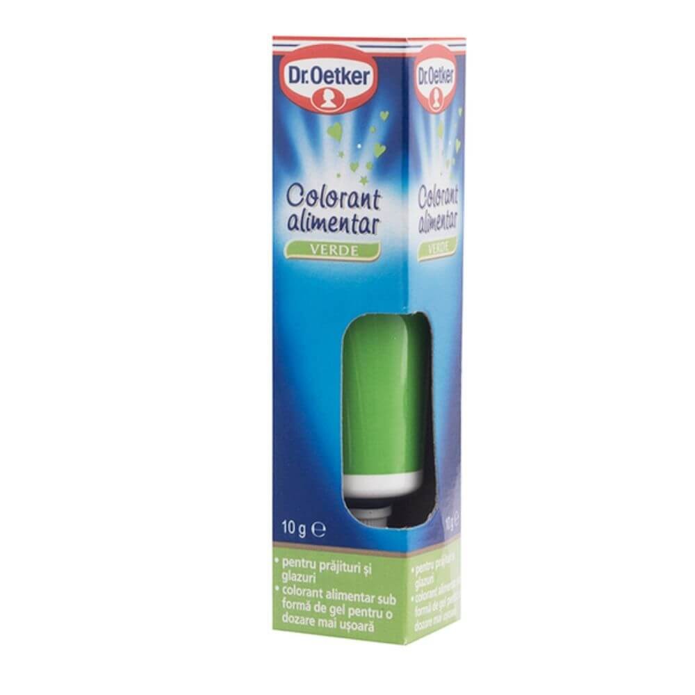 Colorant Alimentar Verde Dr. Oetker, 10 g, Coloranti Gel pentru ...