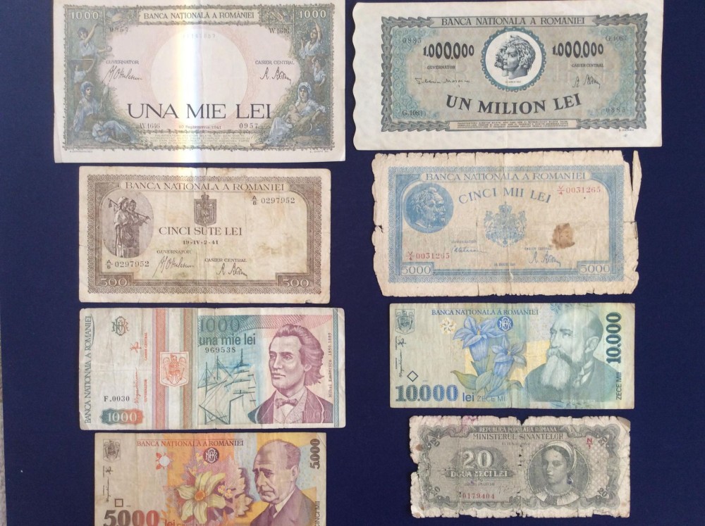 Bancnote Romania - Lot bancnote romanesti - starea care se vede (23 ...
