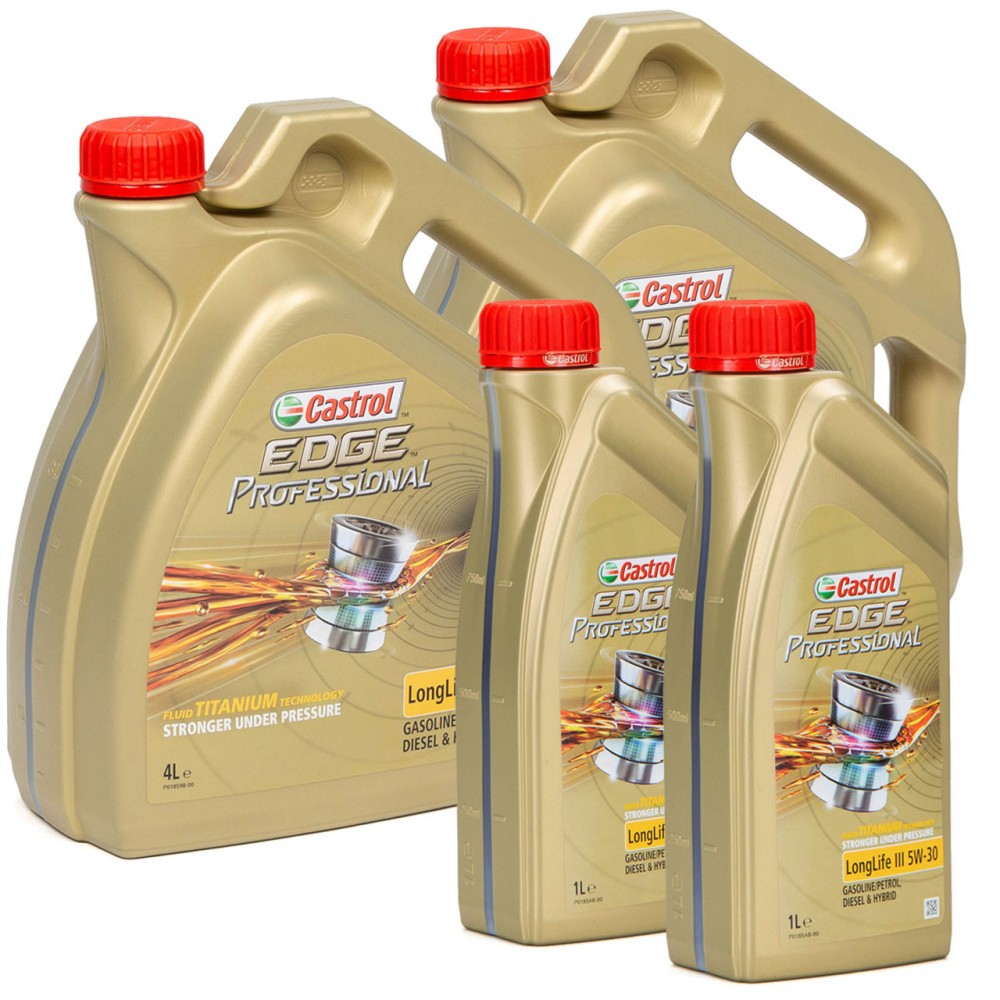 Set 2 Buc Ulei Motor Castrol Edge Professional Long Life III 5W-30 4L ...