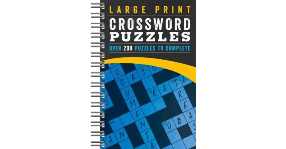 Large Print Crossword Puzzles: Over 200 Puzzles to Complete | Okazii.ro