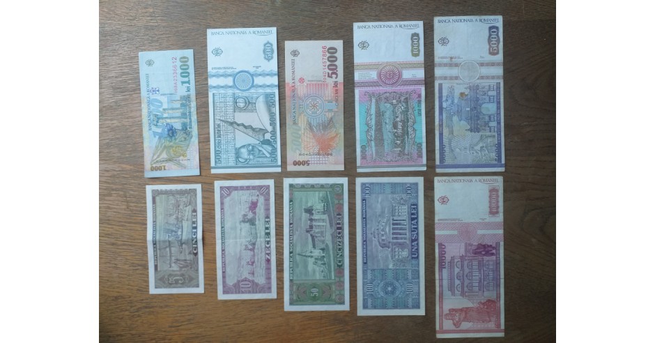 LOT 10 BACNOTE ROMANESTI | arhiva Okazii.ro
