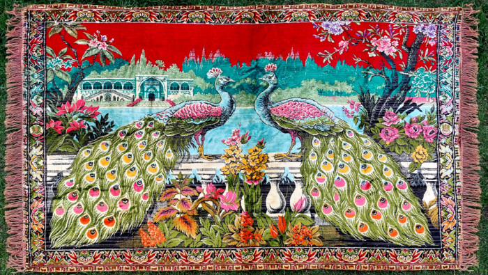 2 Pauni - carpeta persana originala vintage 190 x 116 cm | Okazii.ro