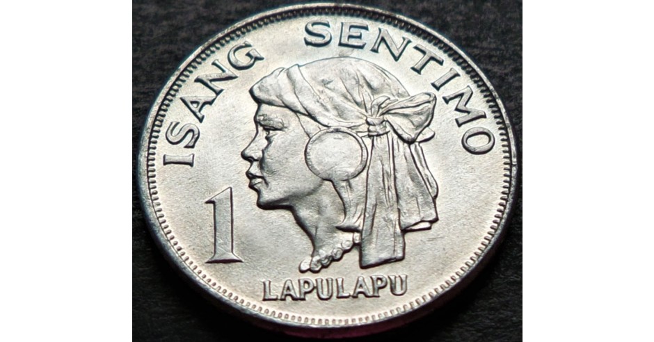 Moneda 1 SENTIMO ISANG - FILIPINE, anul 1968 *cod 2800 = UNC | arhiva ...
