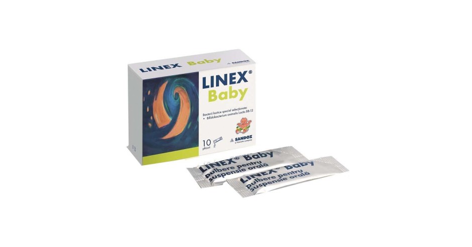 Linex Baby 10 plicuri Sandoz | arhiva Okazii.ro
