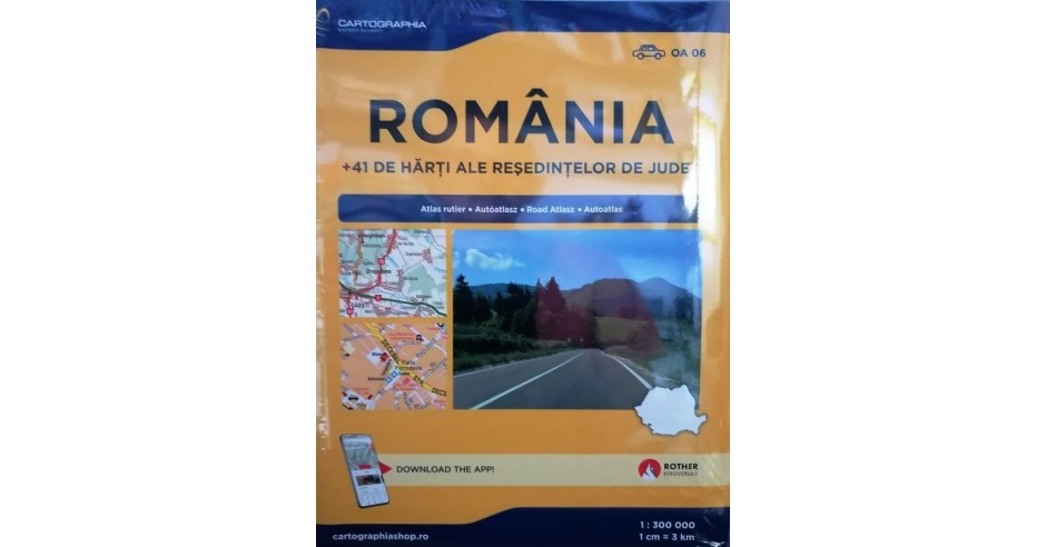 Atlas Rutier Romania Turistic, Autoatlas + Harti Orase - Ghid Stradal ...