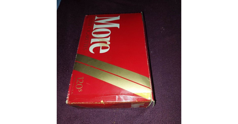 Reclama veche,Cartus vechi TIGARI"MORE"FILTER CIGARETTES 120s-MADE IN U ...
