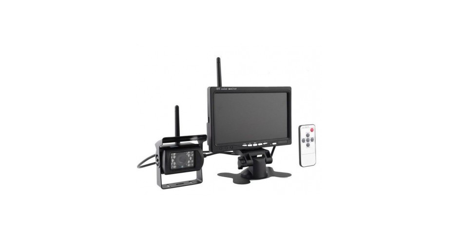 Kit marsarier wireless cu camera si display de 7inch 12V-24V, pentru ...