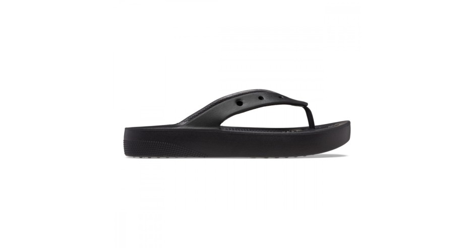 Slapi Crocs Classic Platform Flip Negru - Black, 36 - 39, 41 | Okazii.ro