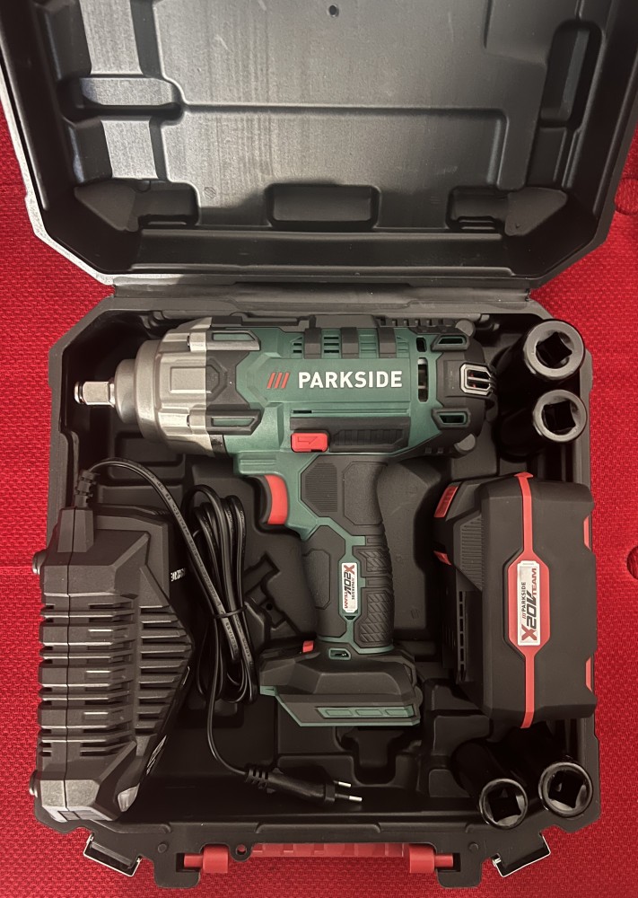 Cheie de impact pentru roti PARKSIDE? PASSK 20-Li B2 cu acumulator si ...