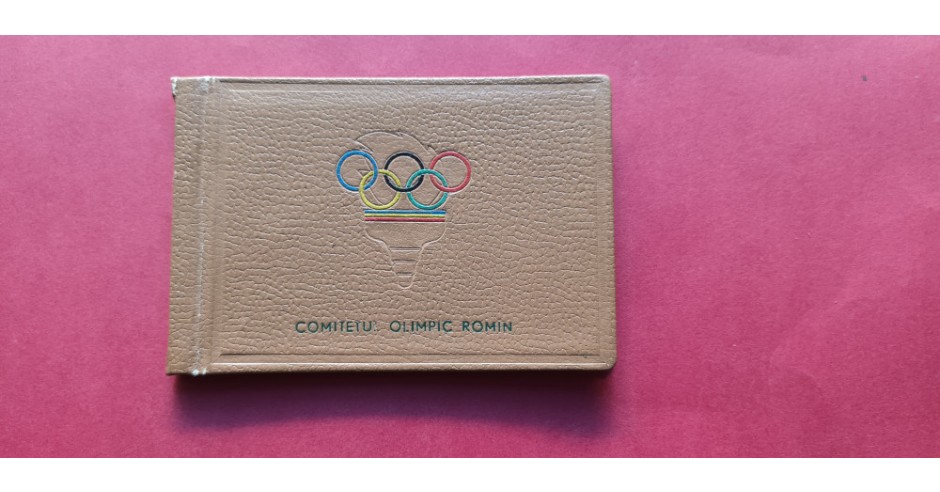 Bucuresti Carnet Comitetul Olimpic Roman Joc. Olimpice 1956 Melbourne 9 ...