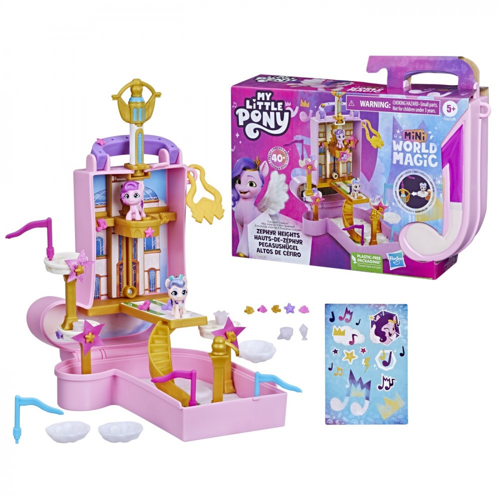 MY LITTLE PONY MINI WORLD MAGIC SET DE JOACA COMPACT CREATION ZEPHYR HEIGHTS SuperHeroes ...