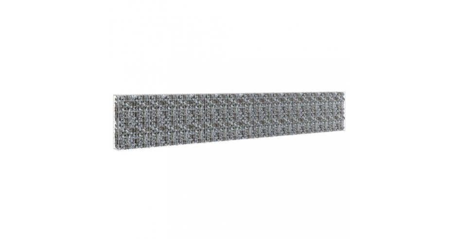 Gabion perete cu capace, 600 x 30 x 100 cm, o?el galvanizat | arhiva ...