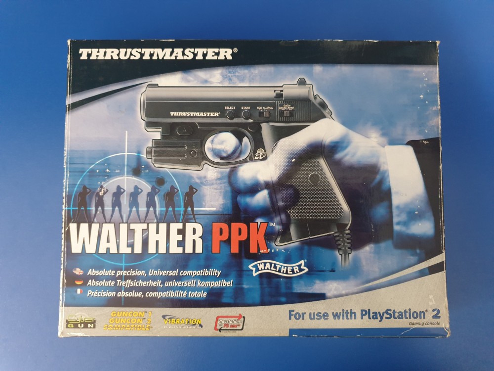 Controller Light Gun PS2 (Playstation 2) tip pistol - Thrustmaster ...