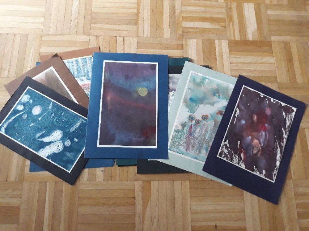 PICTOR DIN TIMISOARA BANAT LOT 12 ACUARELE PATERA ROBERT / TREBOR ...