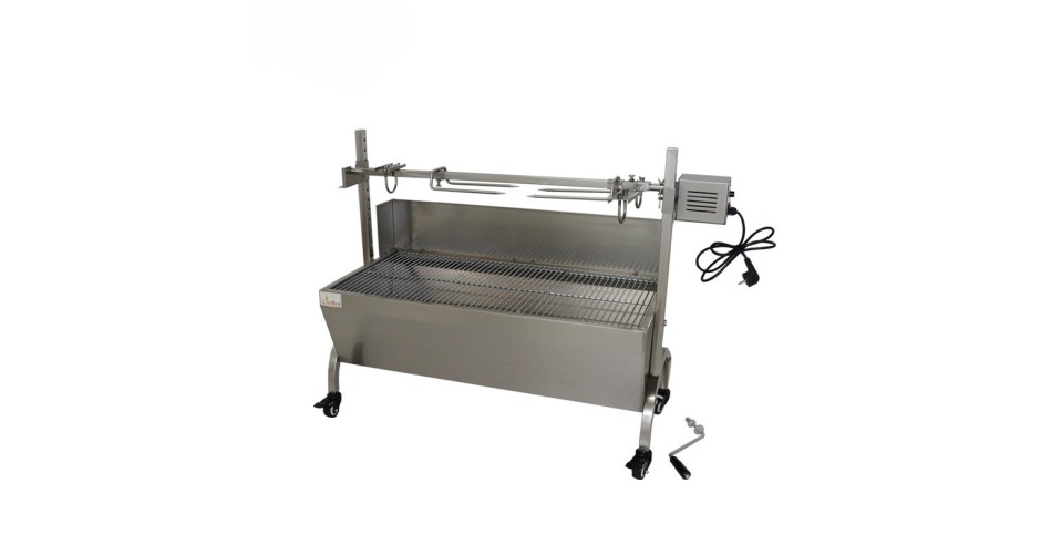 Gratar Electric LEXI cu Rotisor si Protap, Inox, 114x23x40cm, Reglare ...
