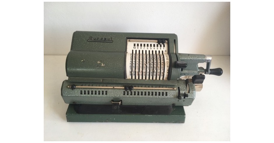 Masina de calcul veche Muresul, romaneasca, calculator vechi 1970 ...