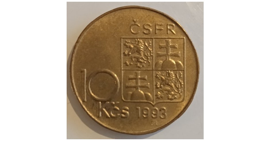 Republica Federativa Ceha si Slovaca - 10 Korun 1993 - Masaryk | arhiva ...