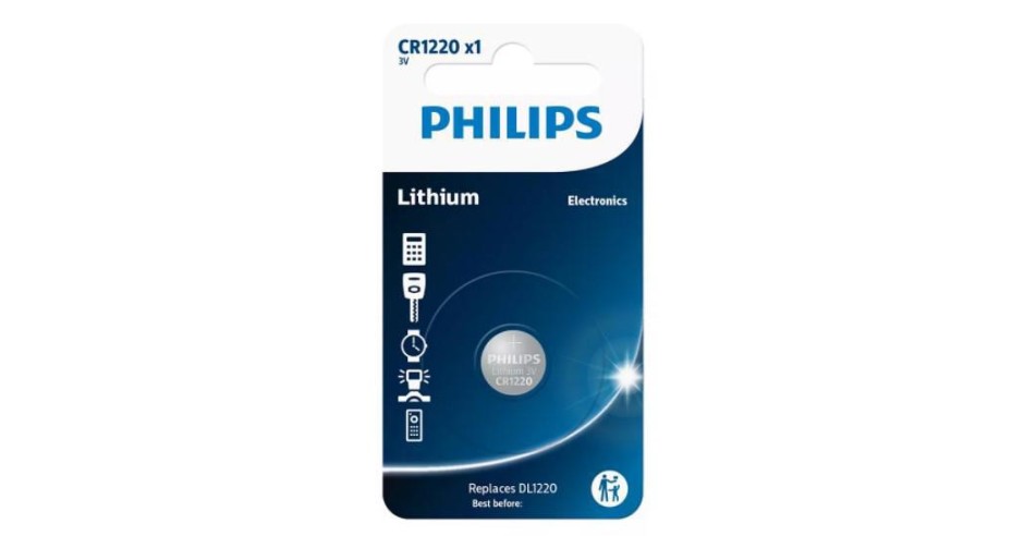 Baterie telecomanda Renault Clio II, Symbol I Philips 469465 CR1220-1 ...