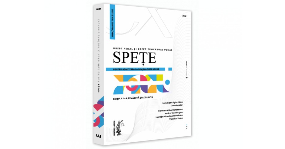 Spete pentru admiterea la INM magistratura. Drept penal si drept ...