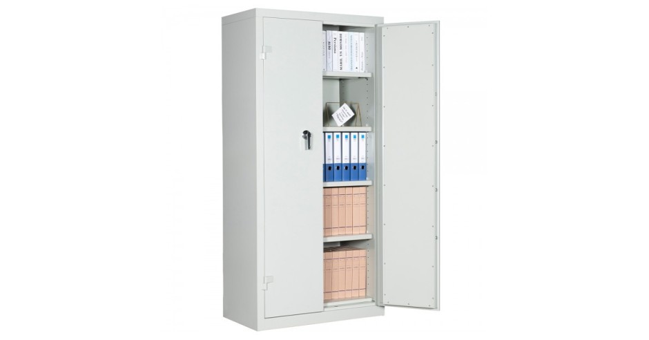 Dulap metalic certificat Ignifug/Antifoc si Antiefractie cu 4 rafturi ...