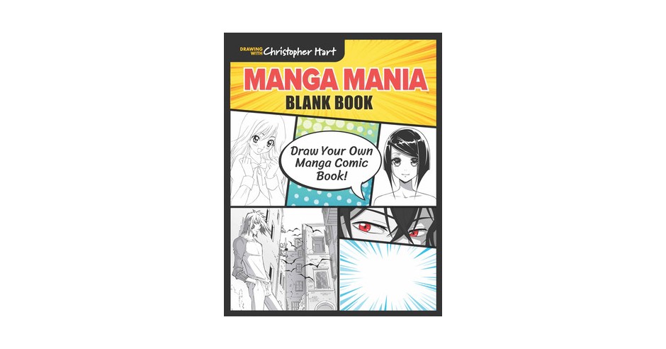 Manga Mania Blank Book Draw Your Own Manga Comic Book Arhiva Okaziiro 