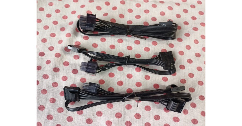 Cablu sursa modulara 3 bucati Sursa Super Flower. | arhiva Okazii.ro