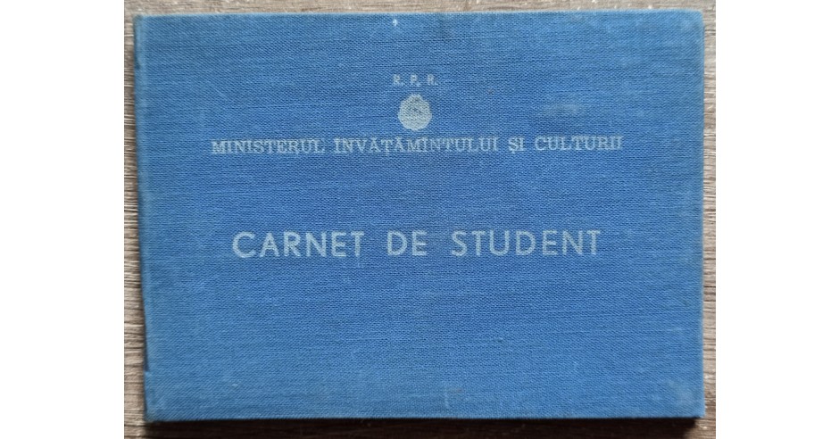 Carnet de student Institutul C. I. Parhon 1960 | Okazii.ro