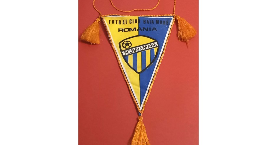 Fanion (model vechi-colectie) de protocol-fotbal - FC BAIA MARE ...