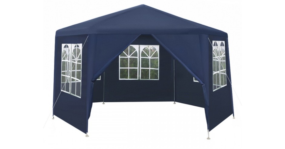 Cort Pavilion Hexagon pentru Gradina sau Evenimente, Diametru 4m cu 6 ...