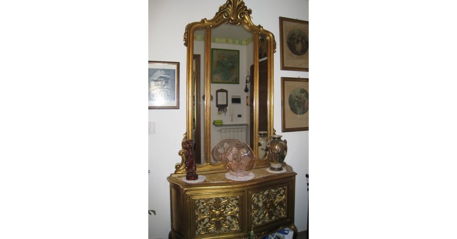 comoda cu oglinda baroc/rococo/Ludovic/mobila antica/veche,1930 ...