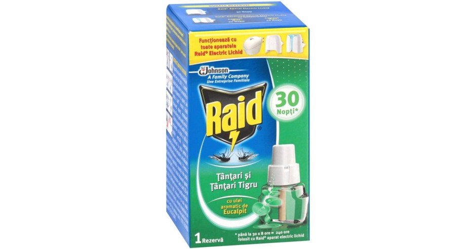 Rezerva Lichid Anti-Tantari pentru Aparat Electric Raid, 21 ml, Parfum ...