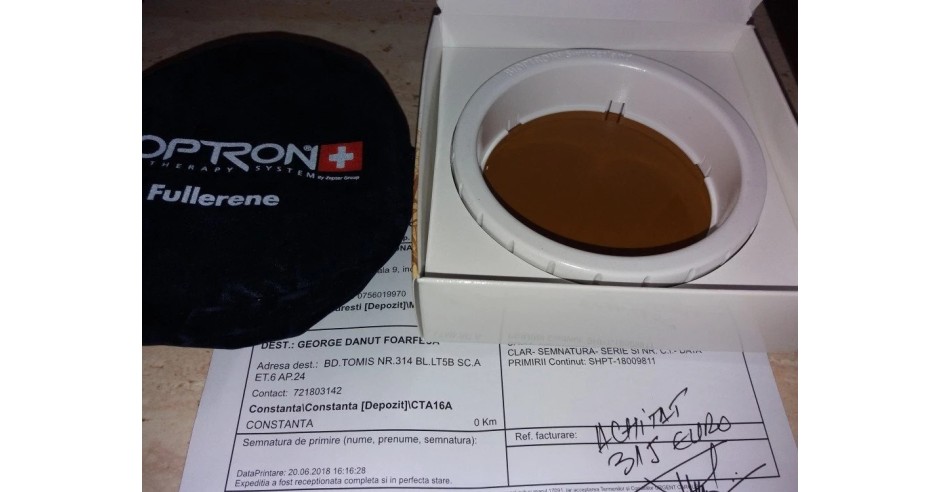 Filtru Bioptron Fullerene C60 - Generator Nanophotonic Lumina ...