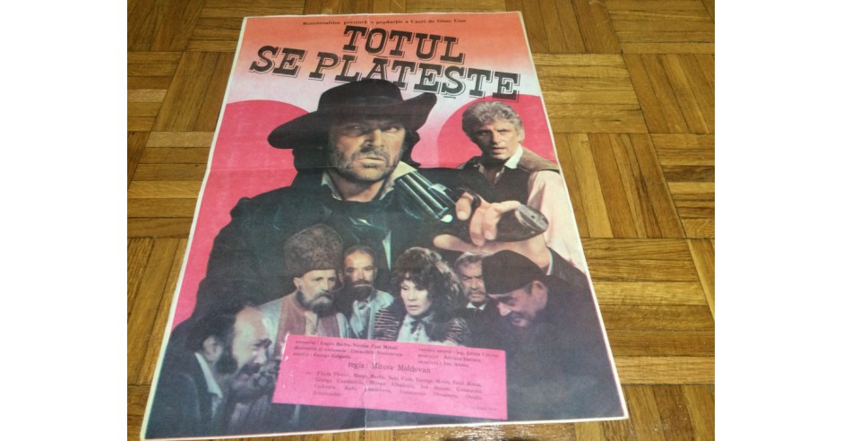 totul se plateste 1986 casa de filme afis film romanesc florin piersic ...