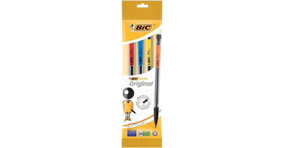 Set 3 Creioane Mecanice Bic Matic Classic, Varf 0.7 Mm, Creion Mecanic ...