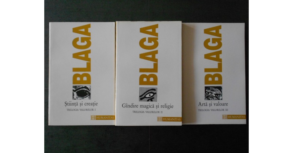 LUCIAN BLAGA - TRILOGIA VALORILOR 3 volume | arhiva Okazii.ro
