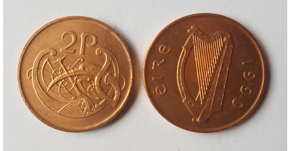 Irlanda 2 pence 1990 | arhiva Okazii.ro