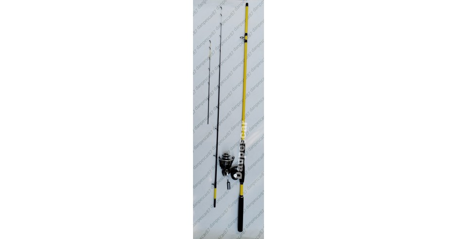 Set Lanseta Feeder Baracuda Robinhan Bolentino 2.40m + Mulineta Saimino ...