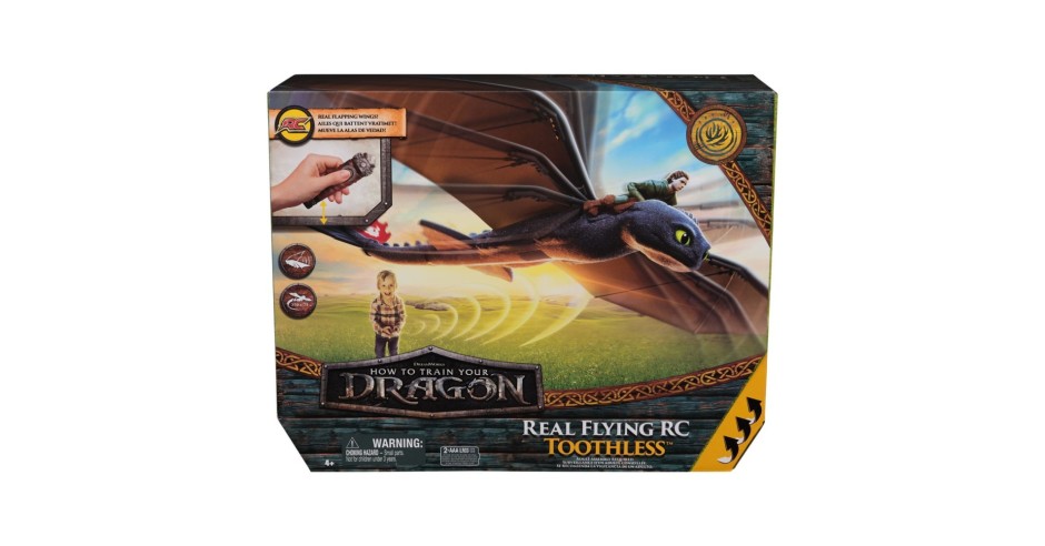CUM SA ITI DRESEZI DRAGONUL FIGURINA DRAGON TOOTHLESS ZBURATOR CU ...