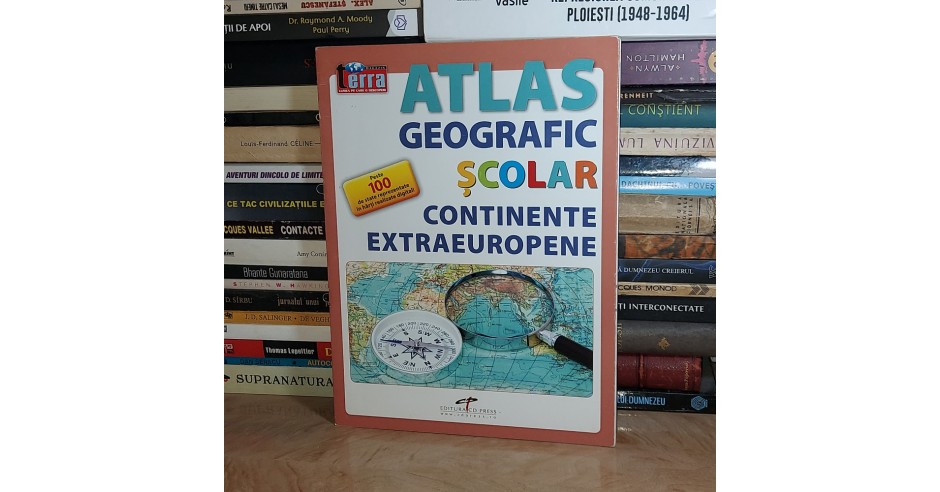 ATLAS GEOGRAFIC SCOLAR : CONTINENTE EXTRAEUROPENE , CD PRESS * | Okazii.ro