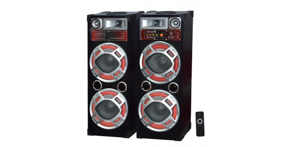 Boxe Active Audio cu Bluetooth, RadioFM si USB 100W Ailiang USBFM620DT ...