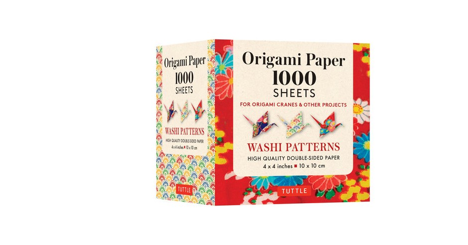 Origami Paper 1,000 Sheets Japanese Washi 4"" (10 CM): Tuttle Origami ...