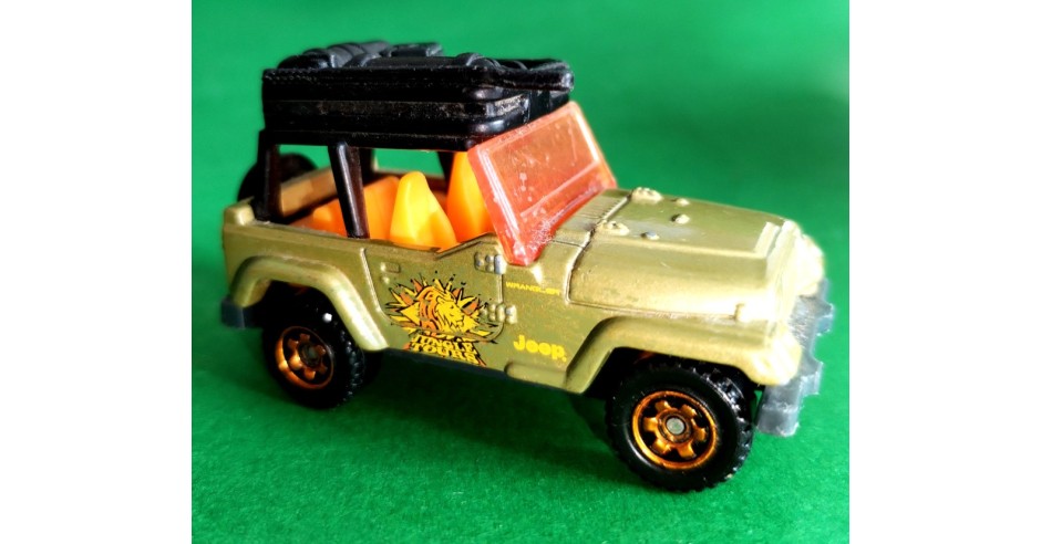 Jeep Wrangler Jungle Tours Matchbox, 1998 Mattel, vintage, Made in ...